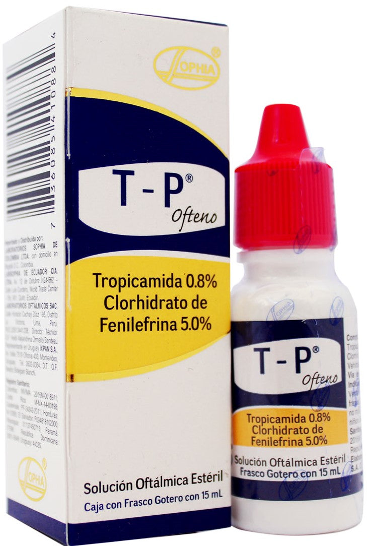 T-P OFTENO - Frasco gotero, 15 ml – ARTURO GALLEGOS CLÍNICA